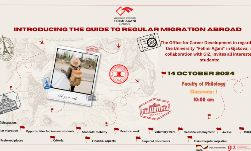 Introducing the Guide to Regular Migration Abroad | Fakulteti i ...